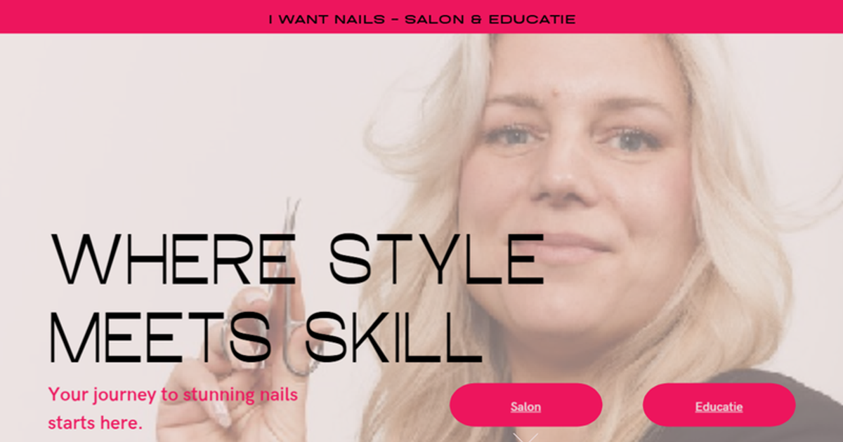 I Want Nails - Salon & Educatie